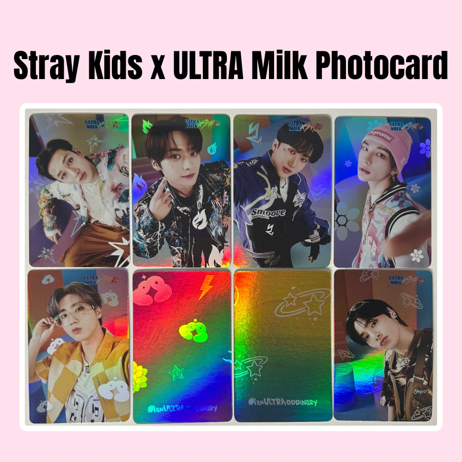 Stray Kids x Ultra Milk Photocard – Idolpopuk
